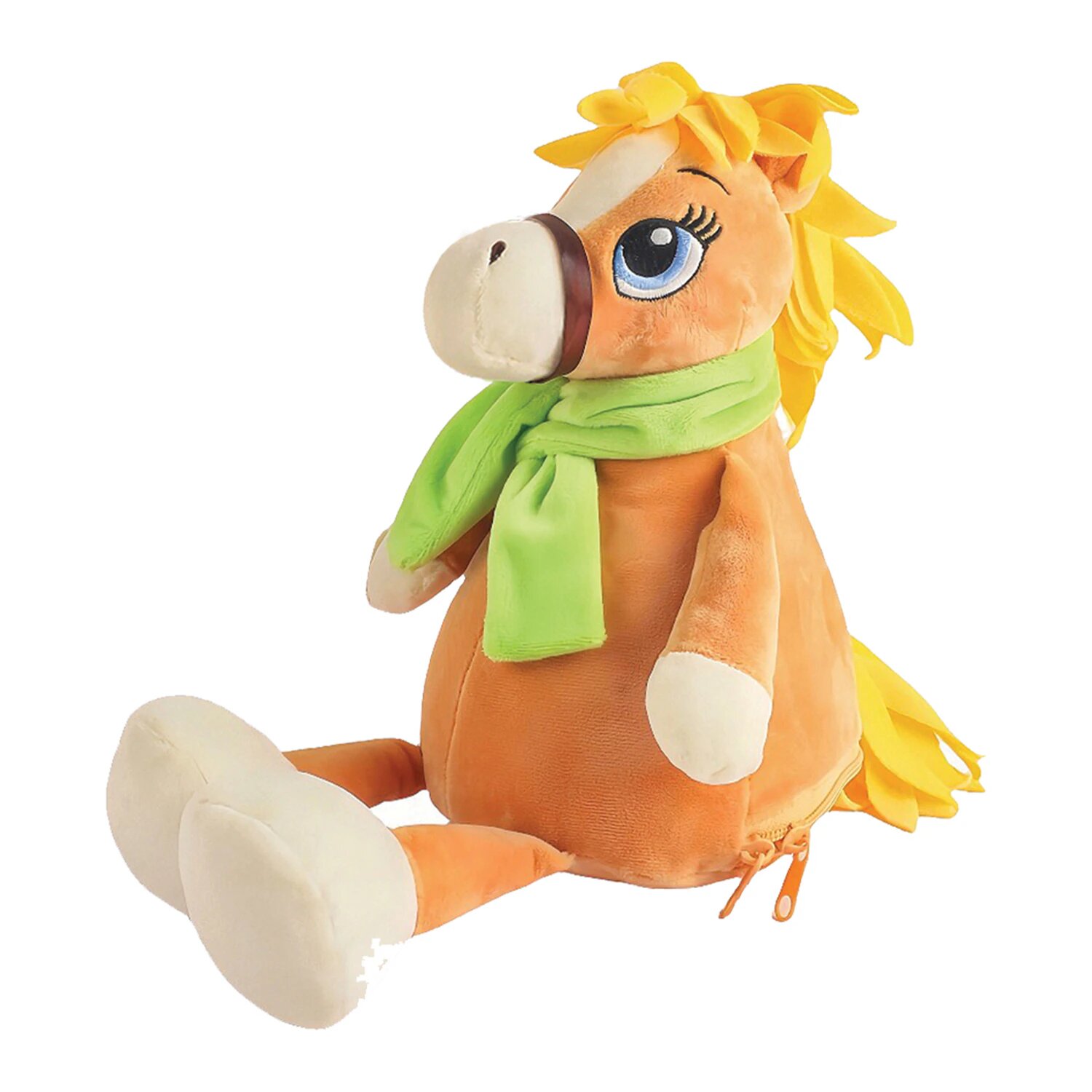 Подарок новогодний белокурый ЯША "Мягкая игрушка-символ 2026 года", набор конфет 600 г, WELDAY (вэлдэй)