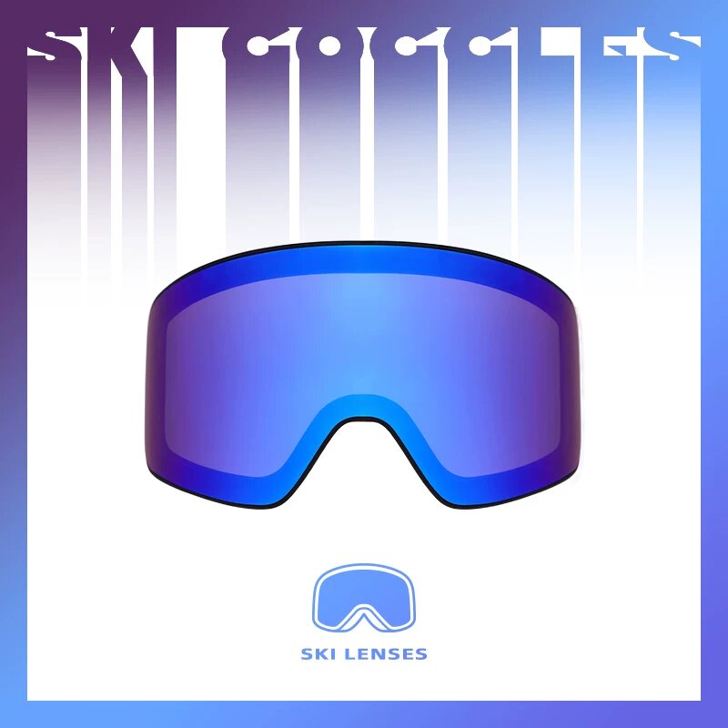 Лыжные очки CHANRICH, мужские очки, женские магнитные двухслойные противотуманные и ветрозащитные очки для