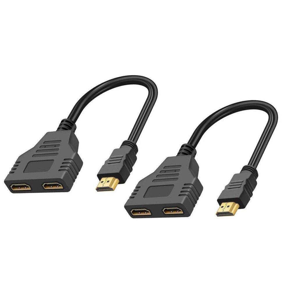 Разветвитель HDTV 1x2 с Позолоченным Портом Маршрутизации сигнала для Систем домашнего Кинотеатра