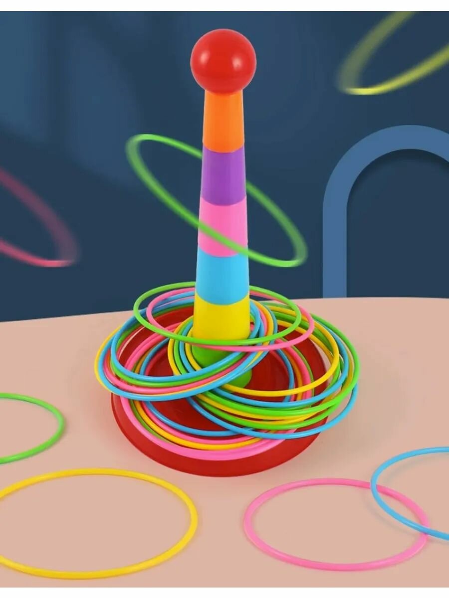 Игра для меткости и веселья: кольцеброс