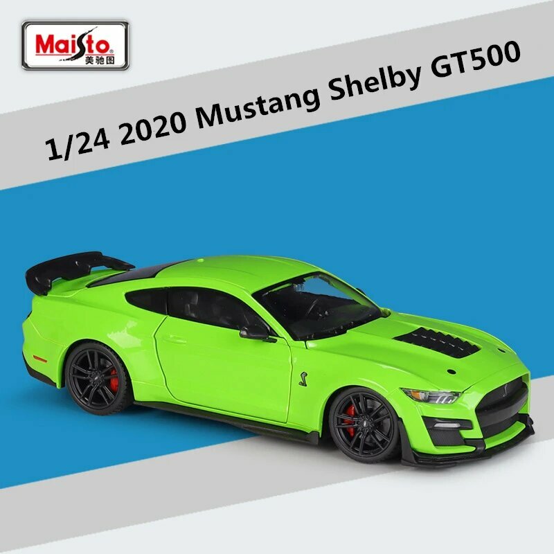 Maisto 1:24 Ford Mustang Shelby GT500, зеленый