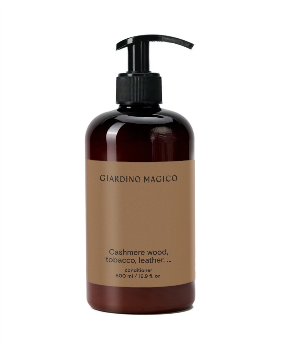 Питательный кондиционер для волос GIARDINO MAGICO Cashmere wood, tobacco, leather, … (500 мл)