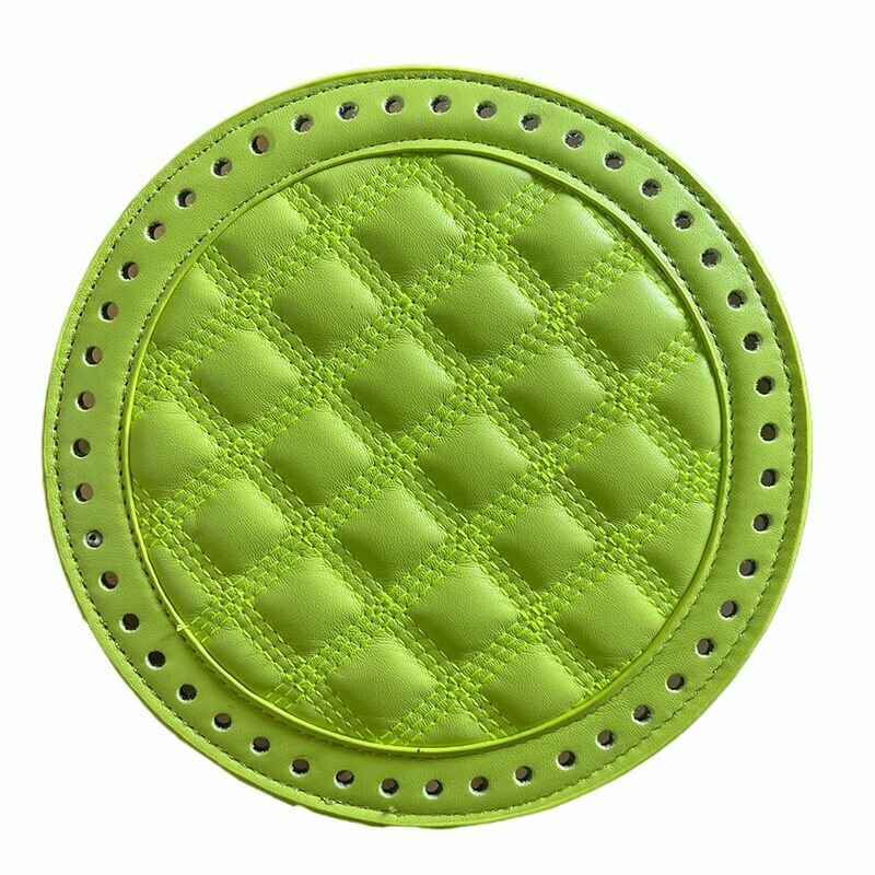 Материалы для плетеной сумки Hyuna, аксессуары для сумок ручной работы, кожаные аксессуары для сумок, чехол для сумки, осень и зима, круглое основание сумки 18 см.