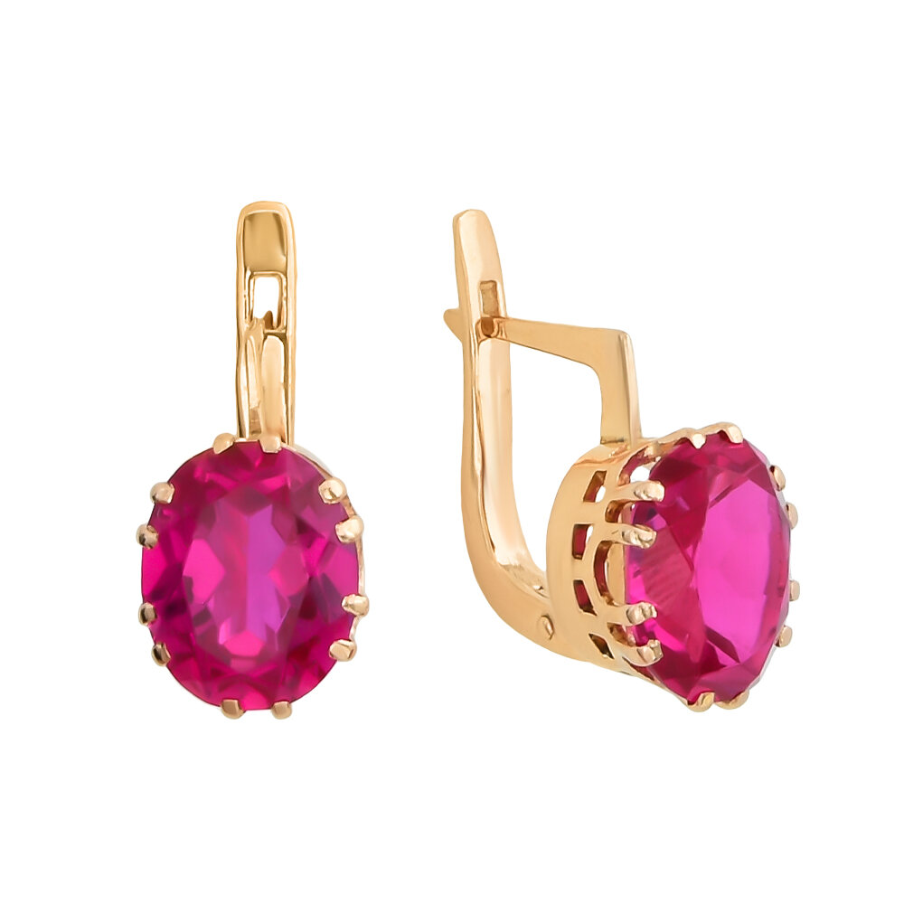 серьги из золота