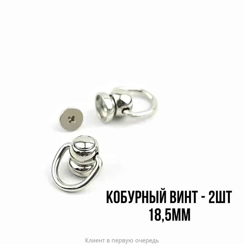 Кобурный винт с кольцом, набор 2 шт