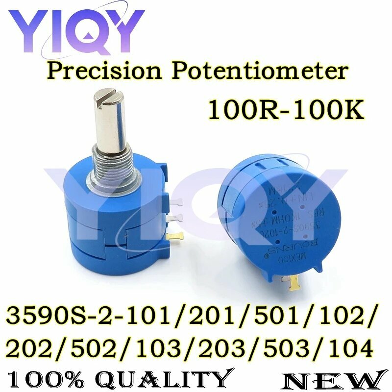 Потенциометр прецизионный 100K 104L 3590S