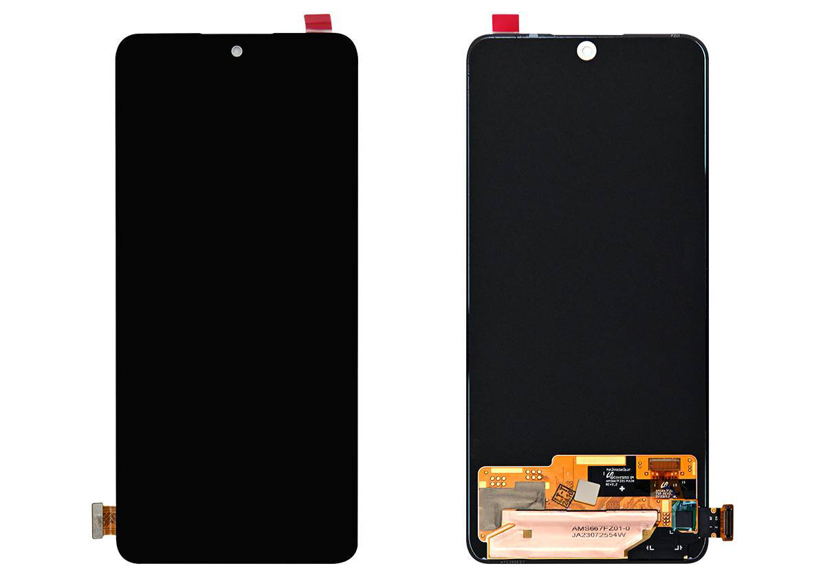 Дисплей (экран) в сборе с тачскрином для Xiaomi Redmi Note 13 4G, Note 14 4G черный (Premium LCD) / 1080x2400