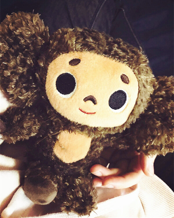 2026 Русская интернет-знаменитость Чебурашка, большая ушастая обезьяна, кудрявый Чебурашка, плюшевая игрушка, игрушка для когтевого автомата