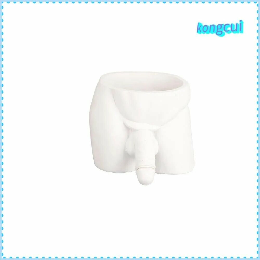 Горшок для цветов, 1 шт, цвет белый