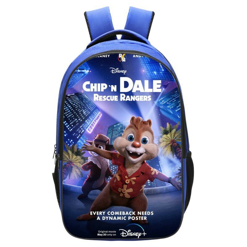 2026 Новый рюкзак Qiqi и Didi, мультяшный периферийный рюкзак, синий, для 16inch 13inch учеников, детский сад, мальчик