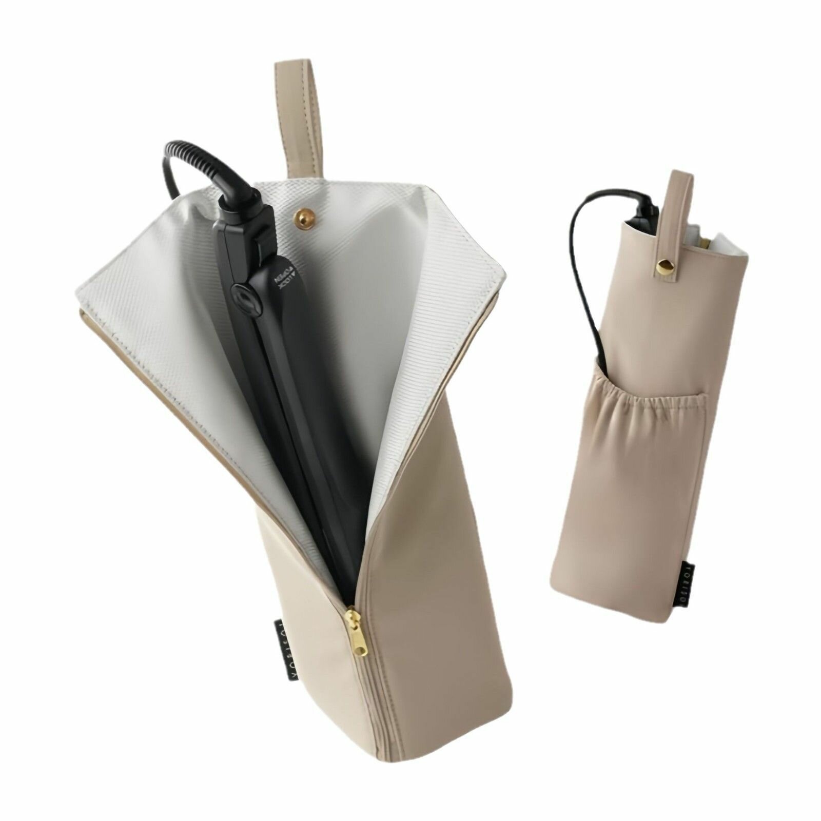 Японская термостойкая сумка для укладки волос, инструмент для завивки, чехол для укладки, сумка для хранения, устойчивая к ожогам, сумка для хранения выпрямителя, изолированная сумка для выпрямителя волос для женщин