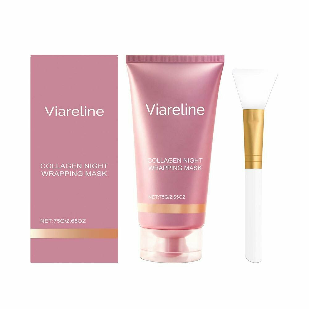 Маска-пленка для лица ночная Collagen Night Wrapping Mask