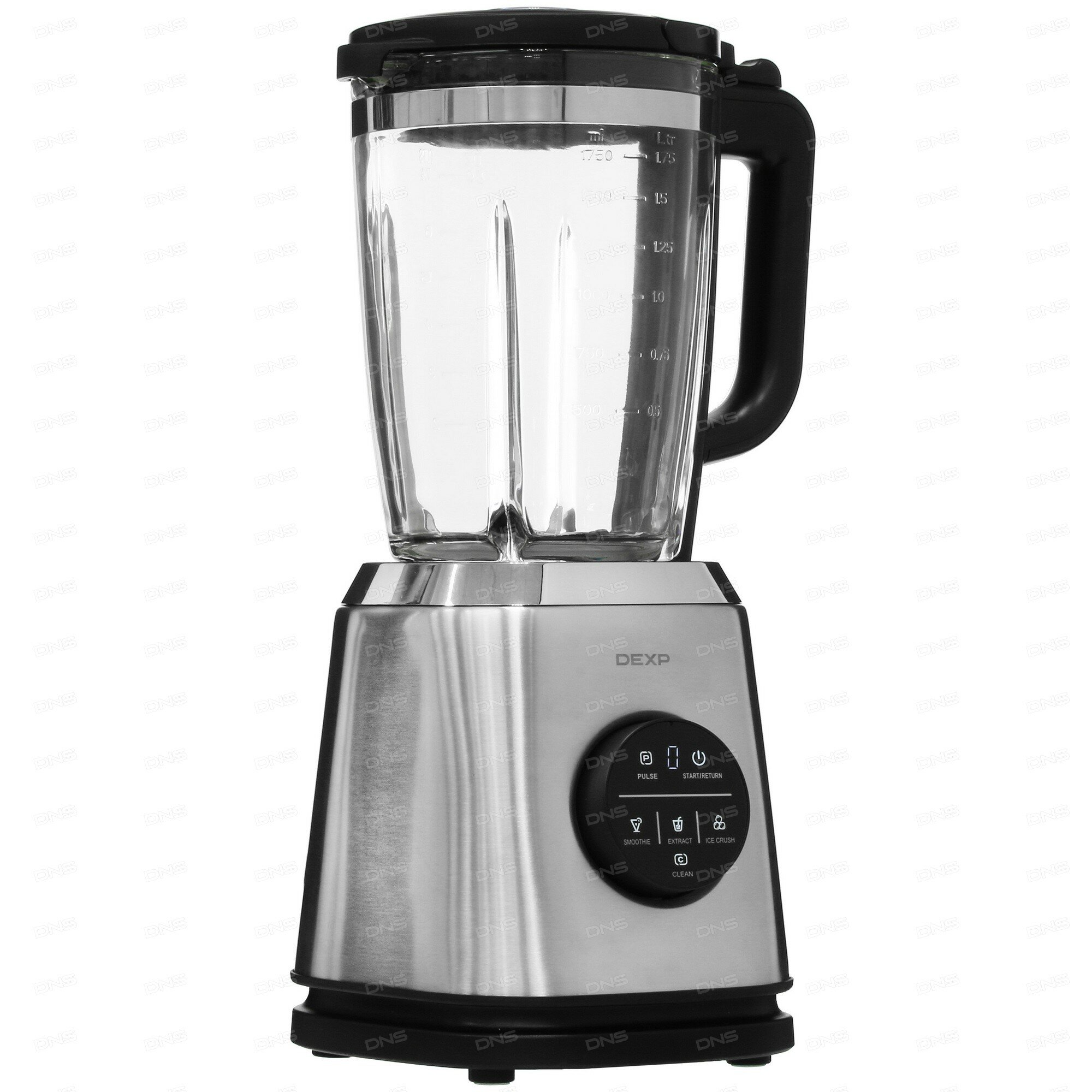 Блендер DEXP SB-1800D, импульсный, 1800W, 9 скоростей, серебристый