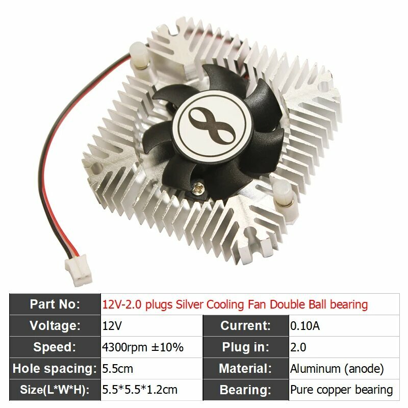 HotRed 10W IR 810nm LED чип Белый, 2 Ball Bearing 12V