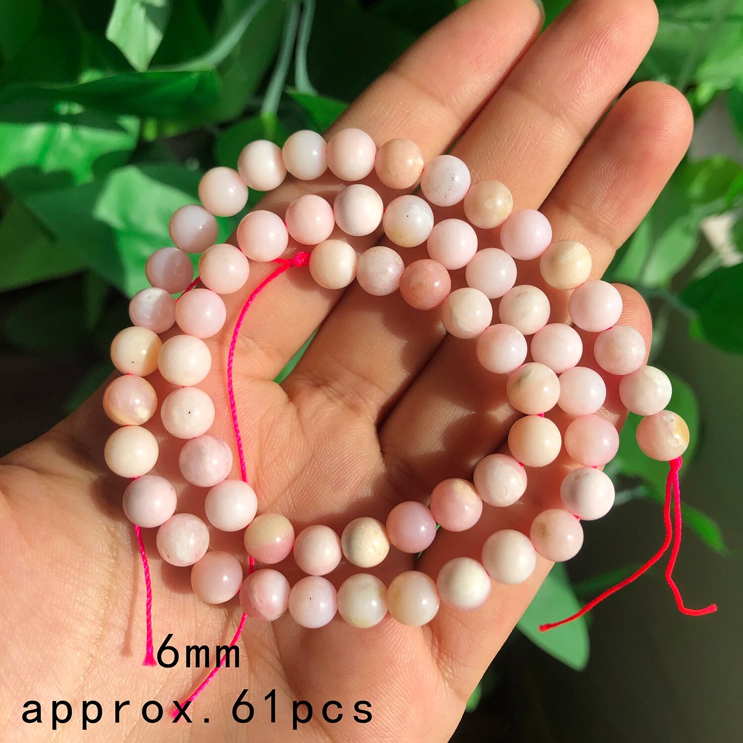 Бусины из розового опала NPCXSZ 6-12 мм Розовый, Style-4