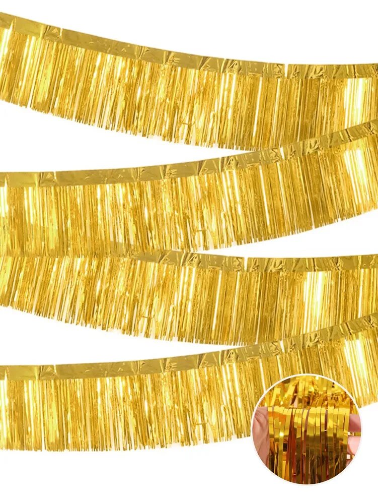 Дождик 300 см золотой 2 шт.