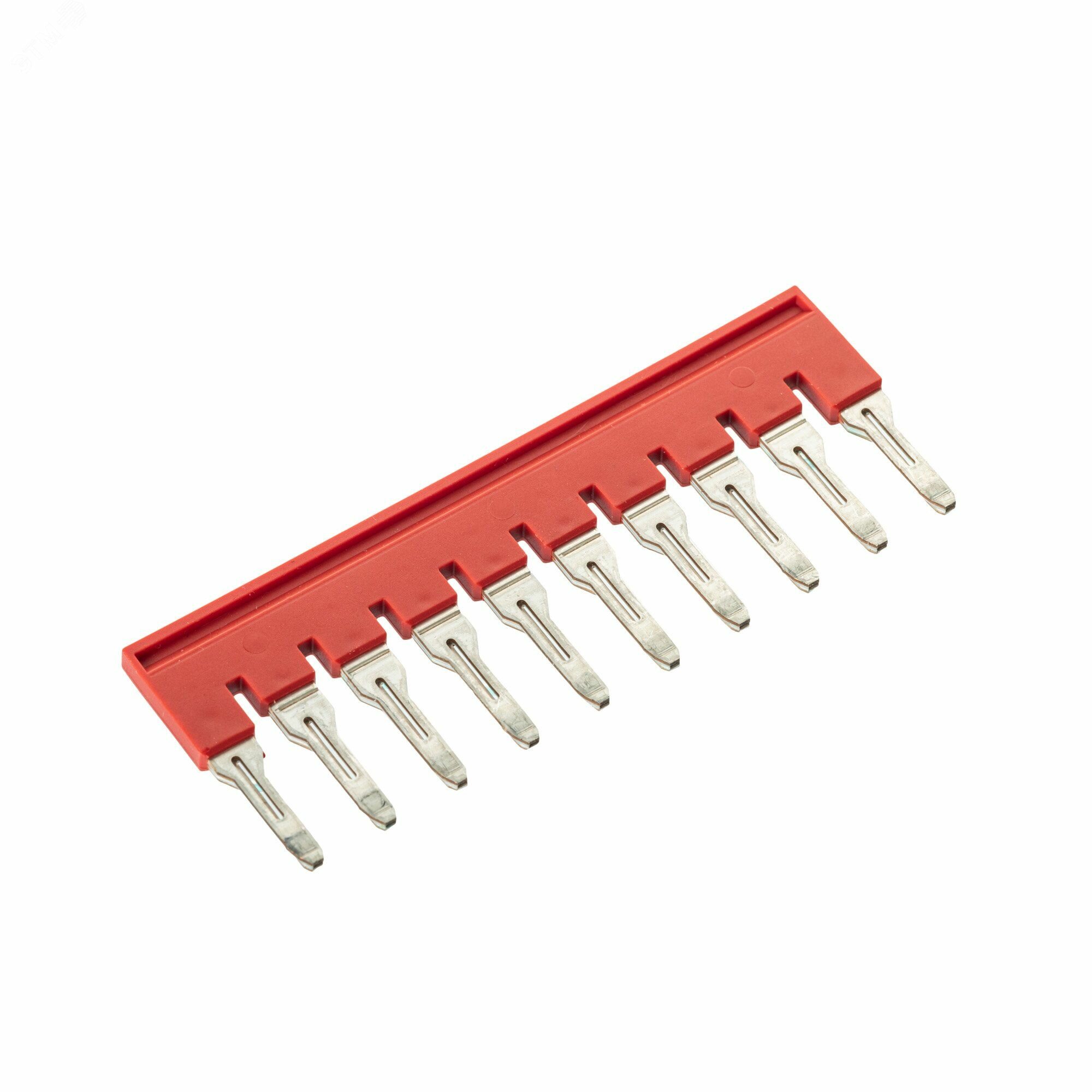 Перемычка вставная, для клемм на 6 кв. мм, 10-и пол.