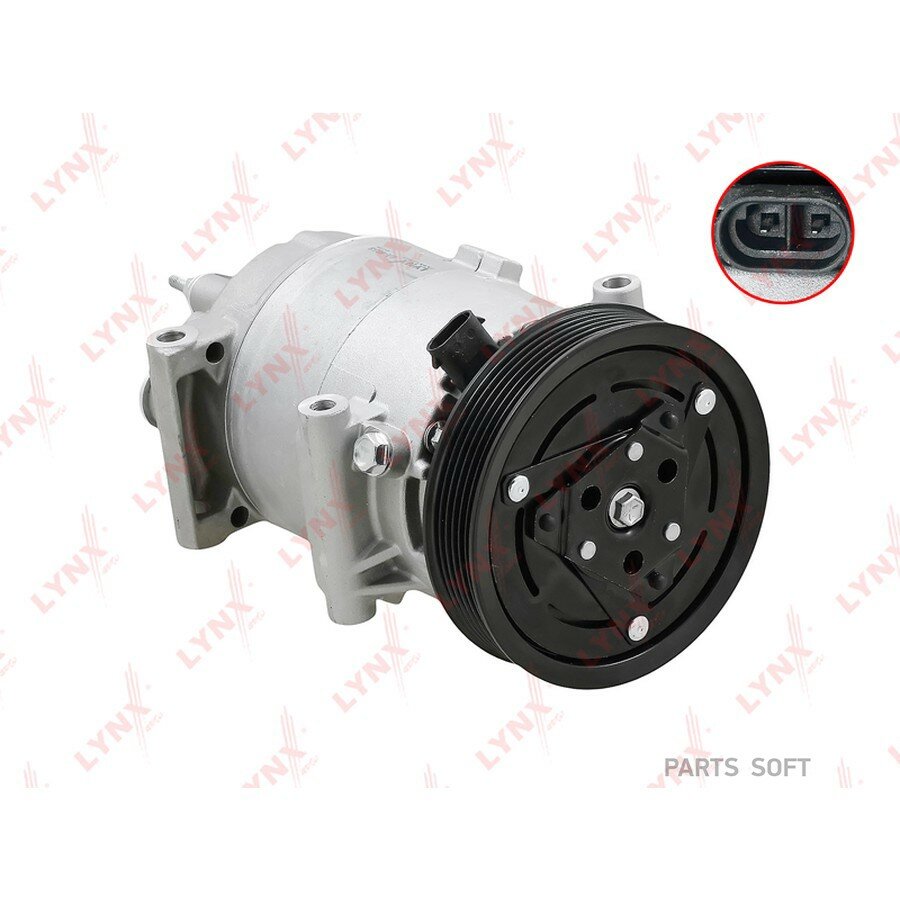 Компрессор кондиционера NISSAN Qashqai (J10) 1.5D 07>, RENAULT Megane II 1.4-1.9D 03> от официального дистрибьютора, LYNXAUTO, артикул RA4058