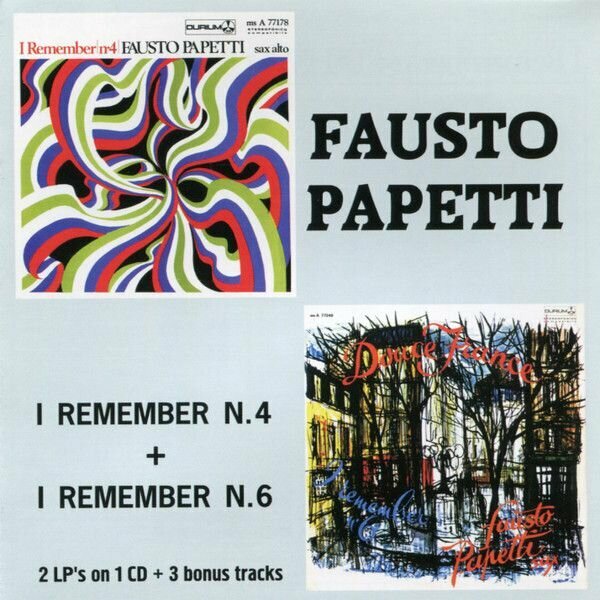 Fausto Papetti - I remember N. 4 + I remember N.6, (2 in 1), 1967/70, 4-page, CD-Аудио