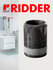 Стаканчик для косметических средств RIDDER Posh, мраморный, серый