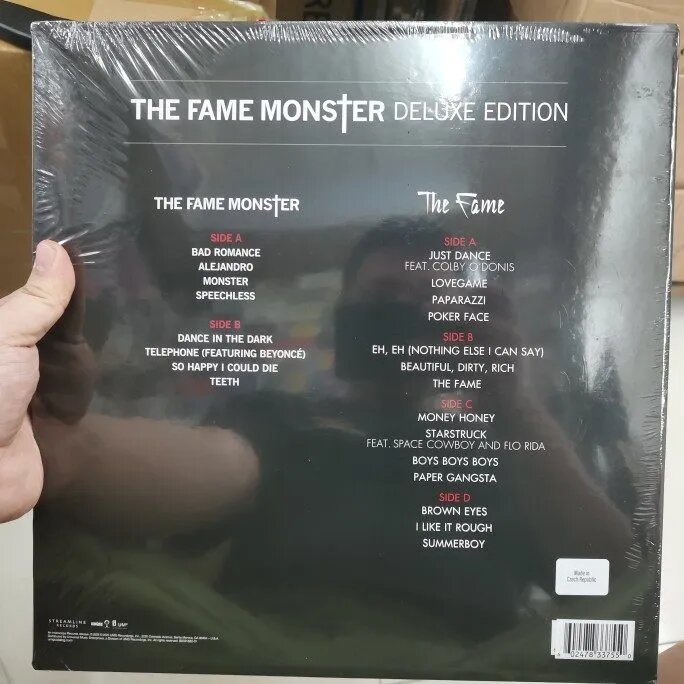 Lady Gaga The Fame Monster 3LP Виниловая пластинка Цветной винил Новый Запечатан