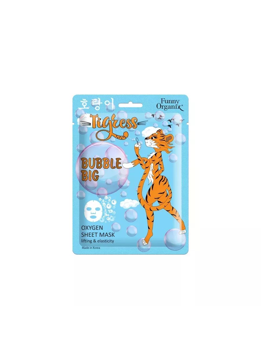 Фанни Органикс Маска для лица тканевая кислородная Сокращени