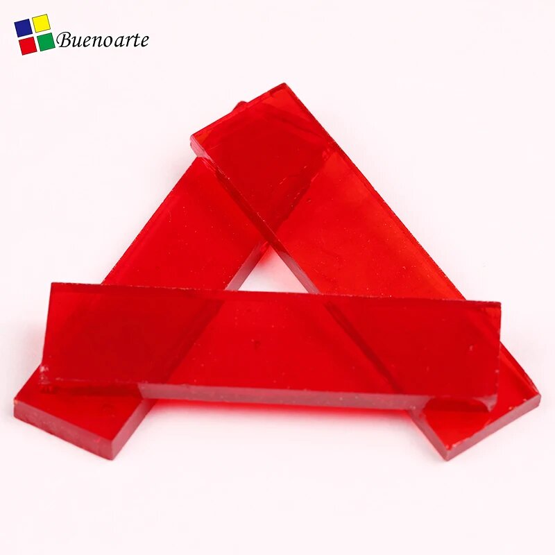 Витражное стекло для мозаики Буеноде Красный, SFS52