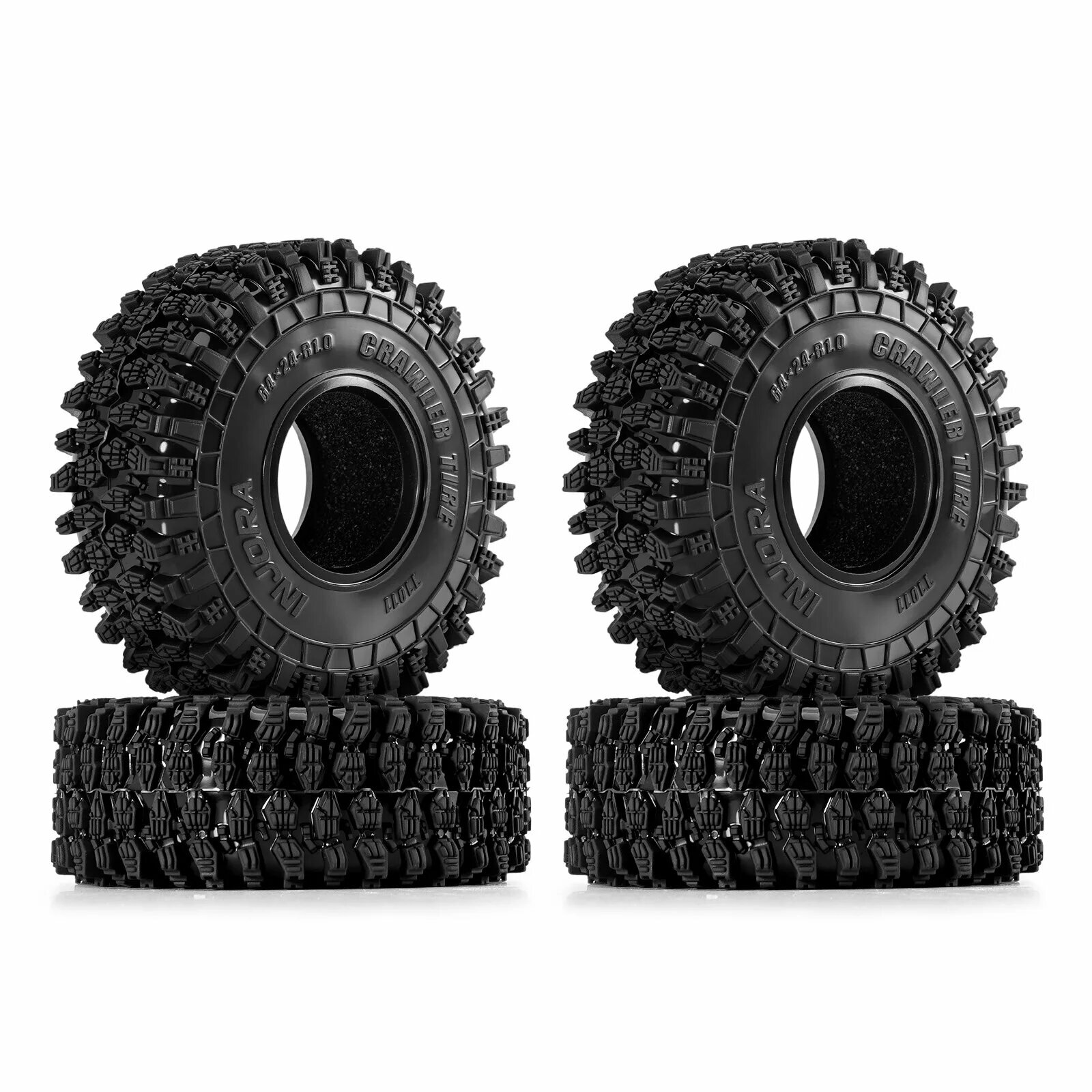 INJORA Super Soft Sticky 1.0 Гусеничные шины для RC автомобилей 1/18 1/24