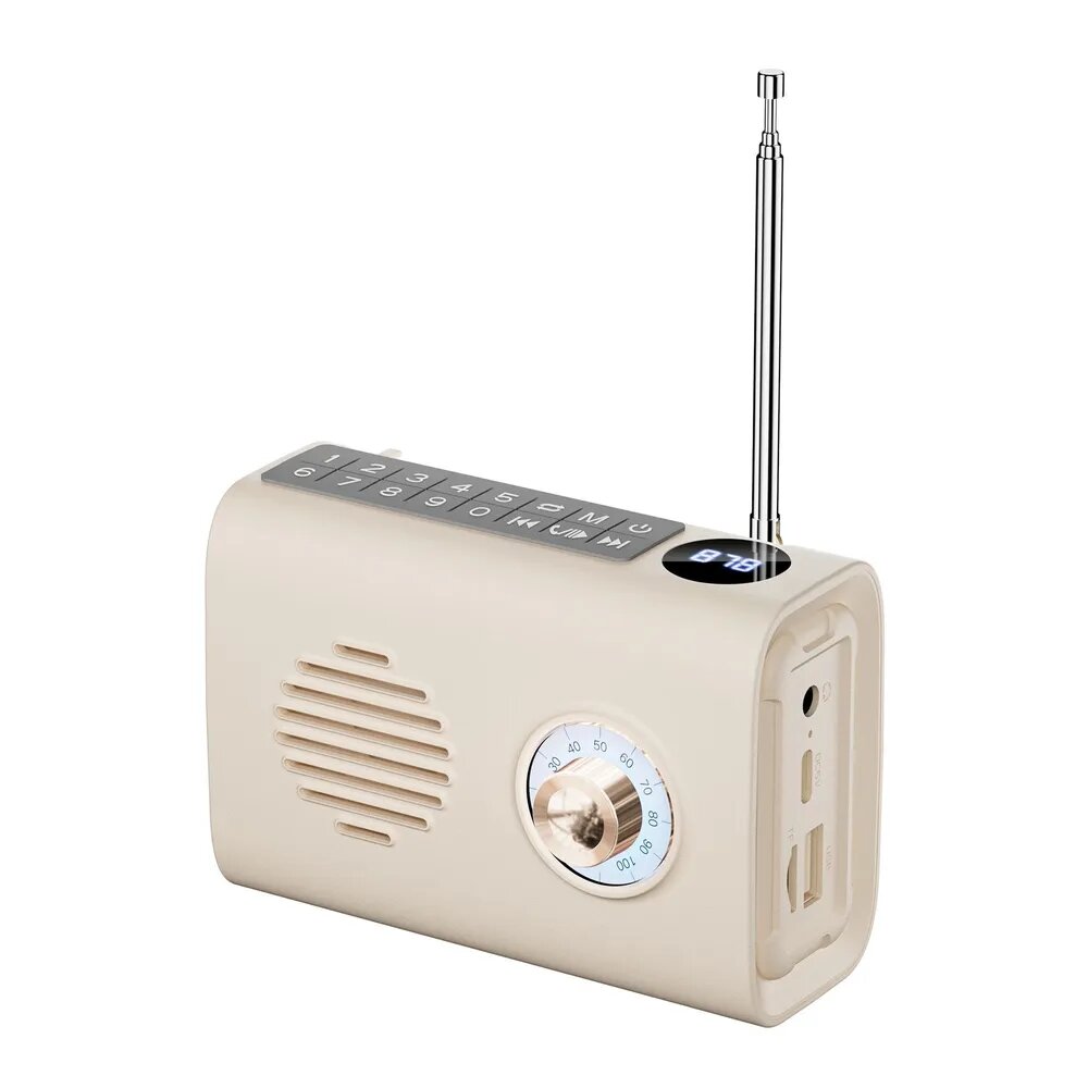 Y5Мини-Портативный FM-Радио Bluetooth-Динамик С Цветной Подсветкой, Поддержка Громкой Связи, Вызов A