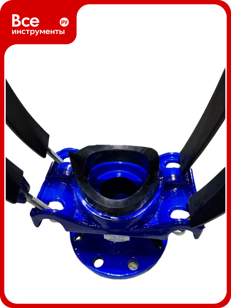 Хомутовый фланцевый отвод (седелка) RUTEMPО DN 300 (310- 360) х100 РУ 10 РА-0601201, седелка)-