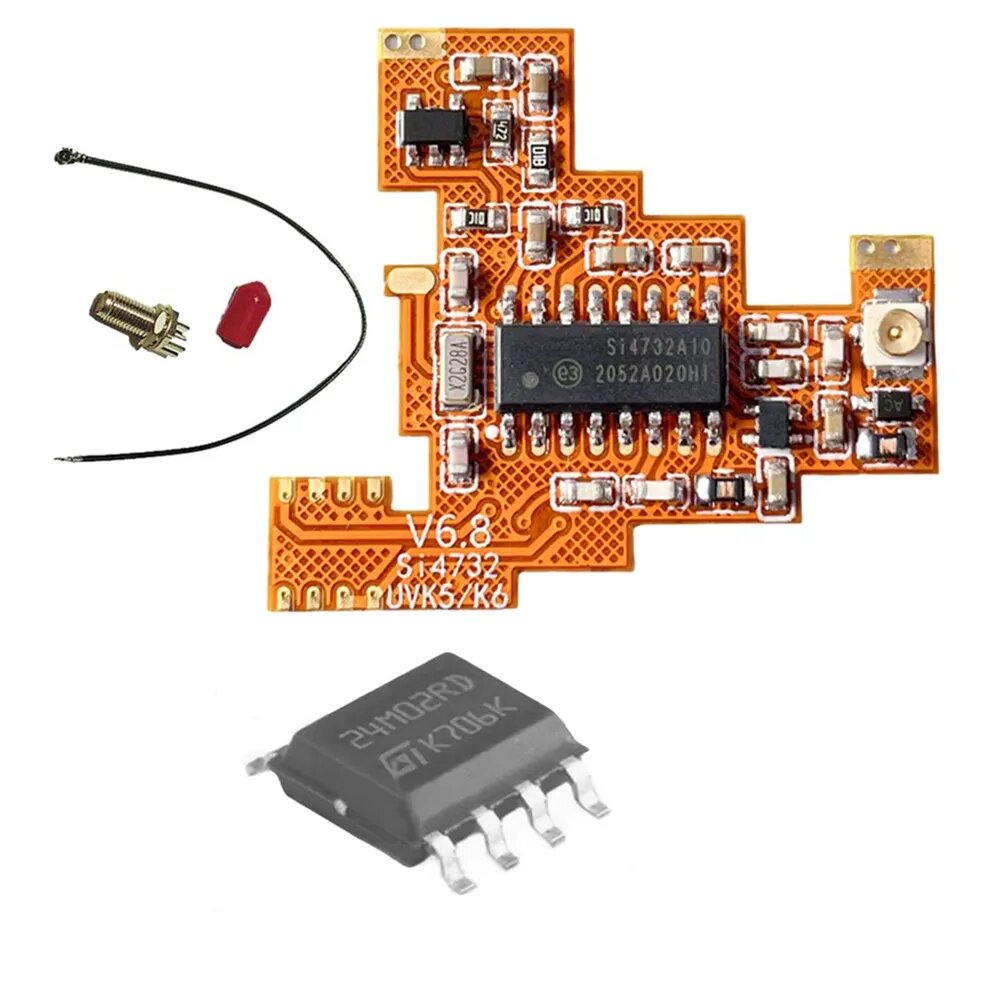 Lum Модуль SI4732 V6.8 FPC+2M Чип Расширения Для UVK5 K6 HF, Для радиолюбителей