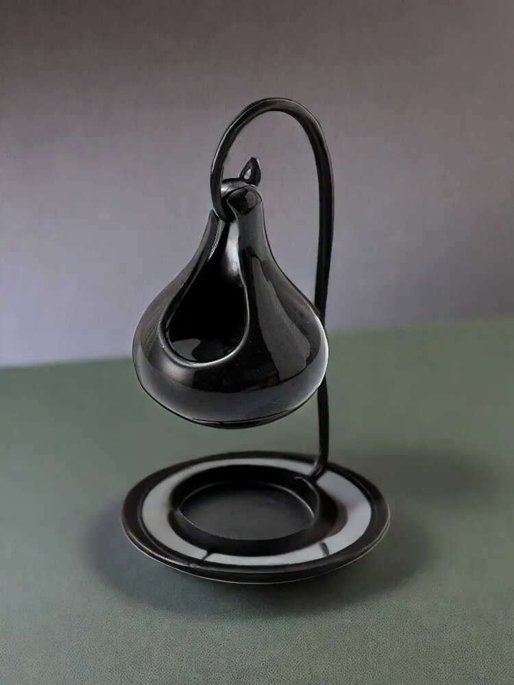 Ароматизатор Для Эфирных Масел Из Керамики С Подсвечником Для Тонких Свечей Объемный Держатель Для Воды И Масел 17.00X9.00X9.00CM