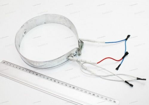 Нагревательный элемент для термопота 750/100W D-162mm, H-40mm, 5pin (хомут)