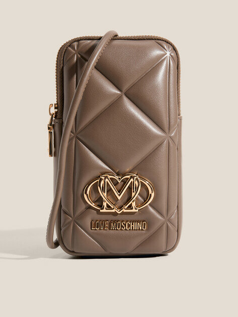 Сумка для смартфона Love Moschino JC5645PP серо-коричневый