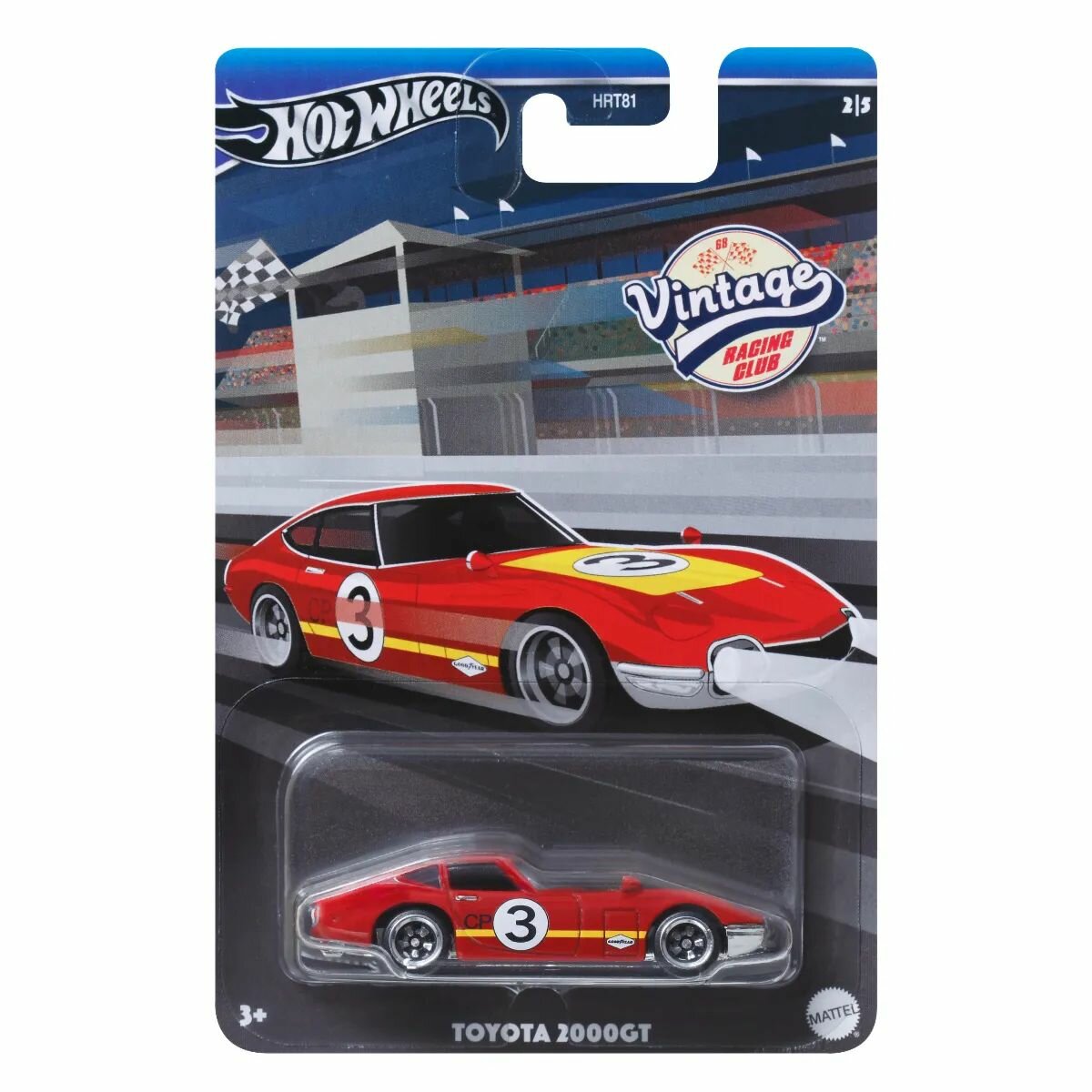 Машинка Hot Wheels коллекционная Vintage Toyota 2000GT