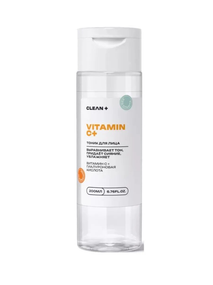 Clean+ Vitamin C+ Тоник для лица, 200 мл, 1шт.