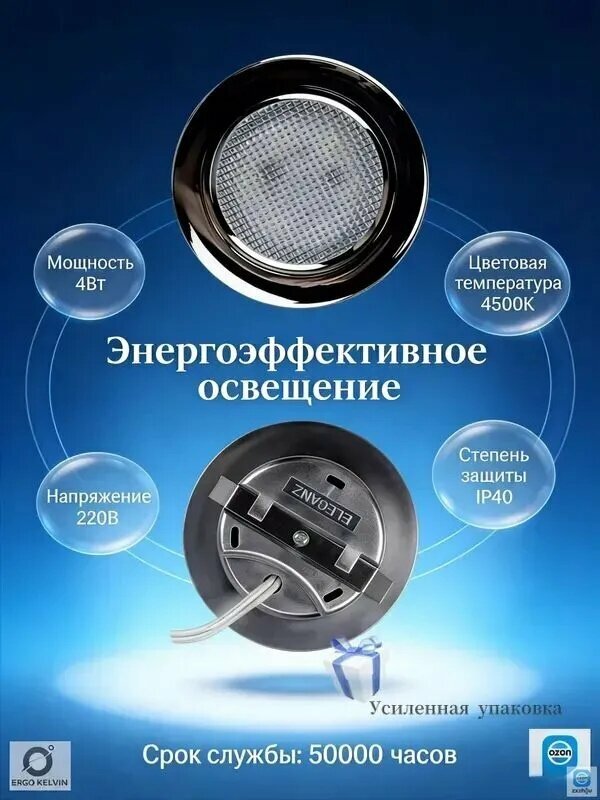 Потолочный светильник, Без цоколя