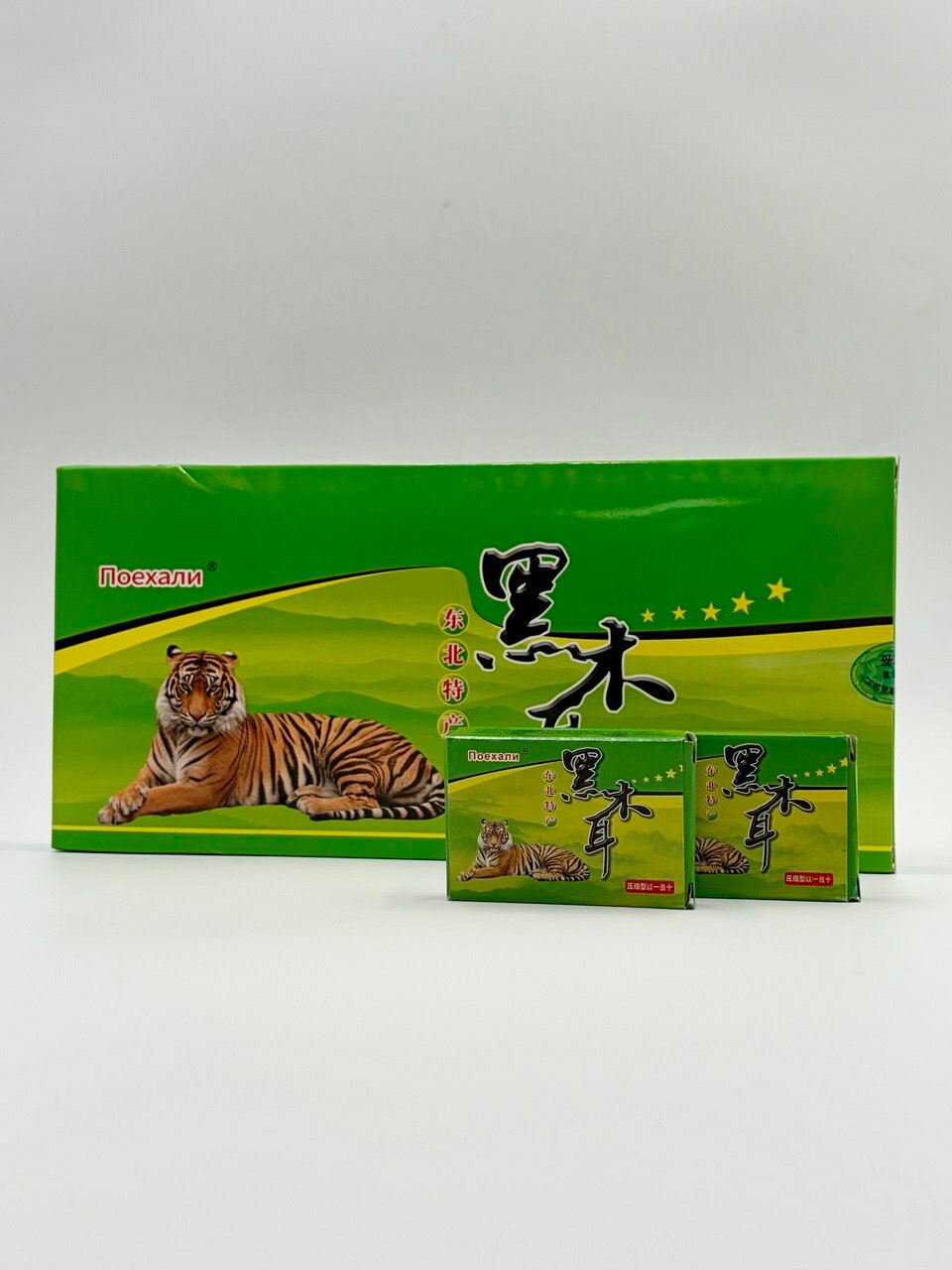 Черные древесные грибы китайские муэр, 20 порций, 400г