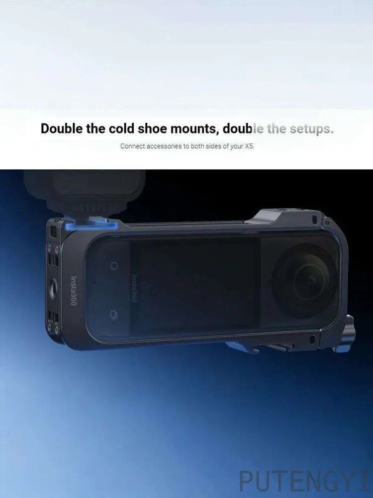 Insta360 X5 Utility Frame Рамка (ориг) Защитная рамка для экшн-камеры Insta360 X5, черная — фото 1