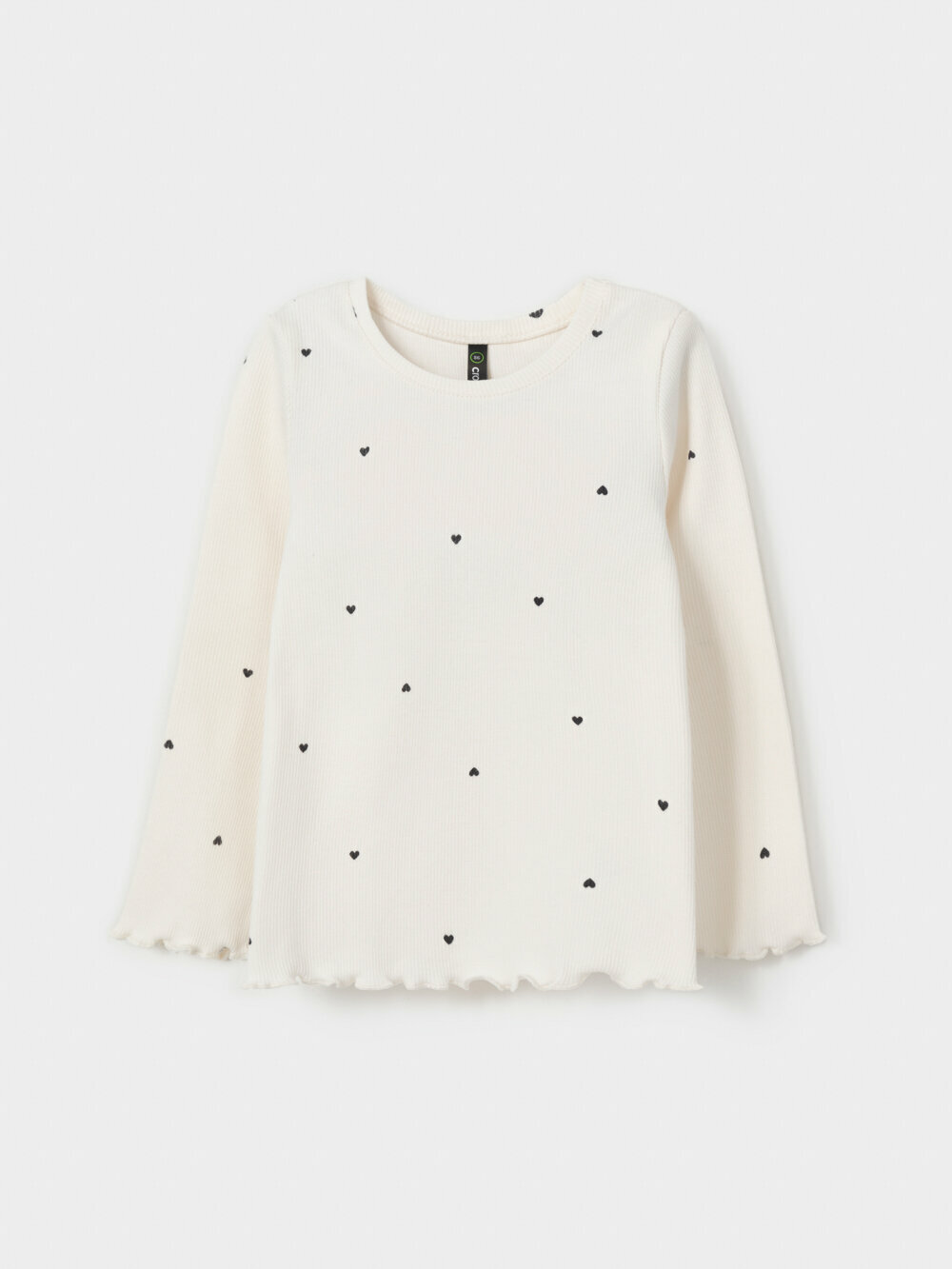 Лонгслив эластичный с принтом для малышей