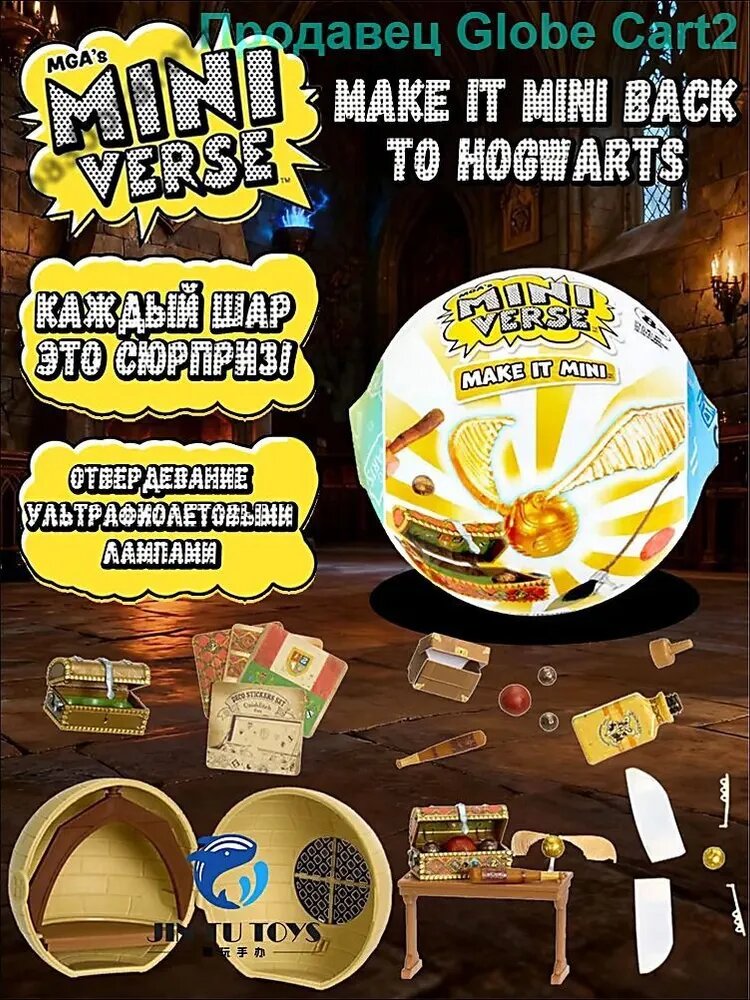 Фигурка MGA's Mini Verse Make It Mini Back To Hogwarts Гарри Поттер Сюрприз