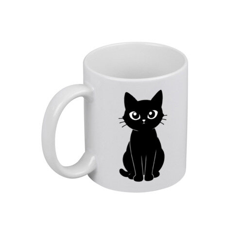 Кружка «The black cat» (белый)