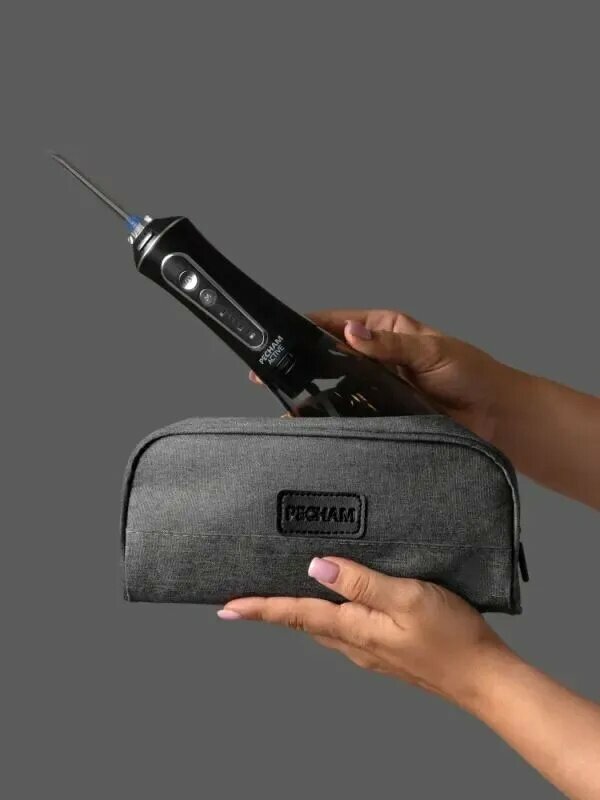 Ирригатор для полости рта портативный Active PC-2001, 6 насадок с кейсом и дорожным чехлом