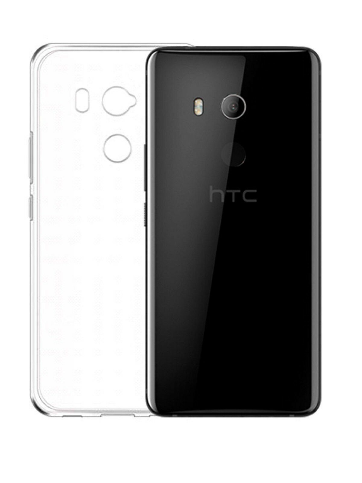 Чехол накладка MyPads для HTC U11 EYEs прозрачный ультра-тонкий силиконовый