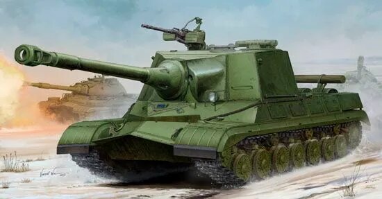 1/35 Советский истребитель танков проекта 268 Сборочная модель