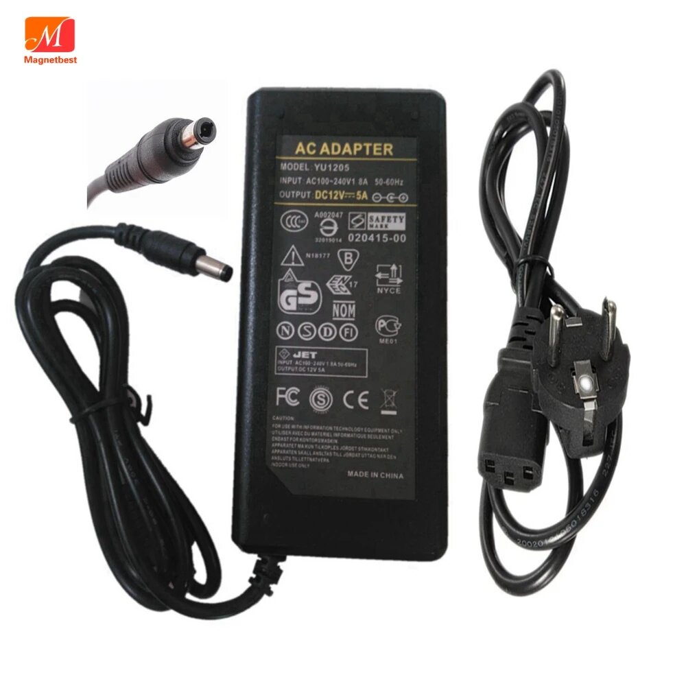 Сетевой адаптер 12В 5А 60Вт Toshiba Magnetbest (adapter only)