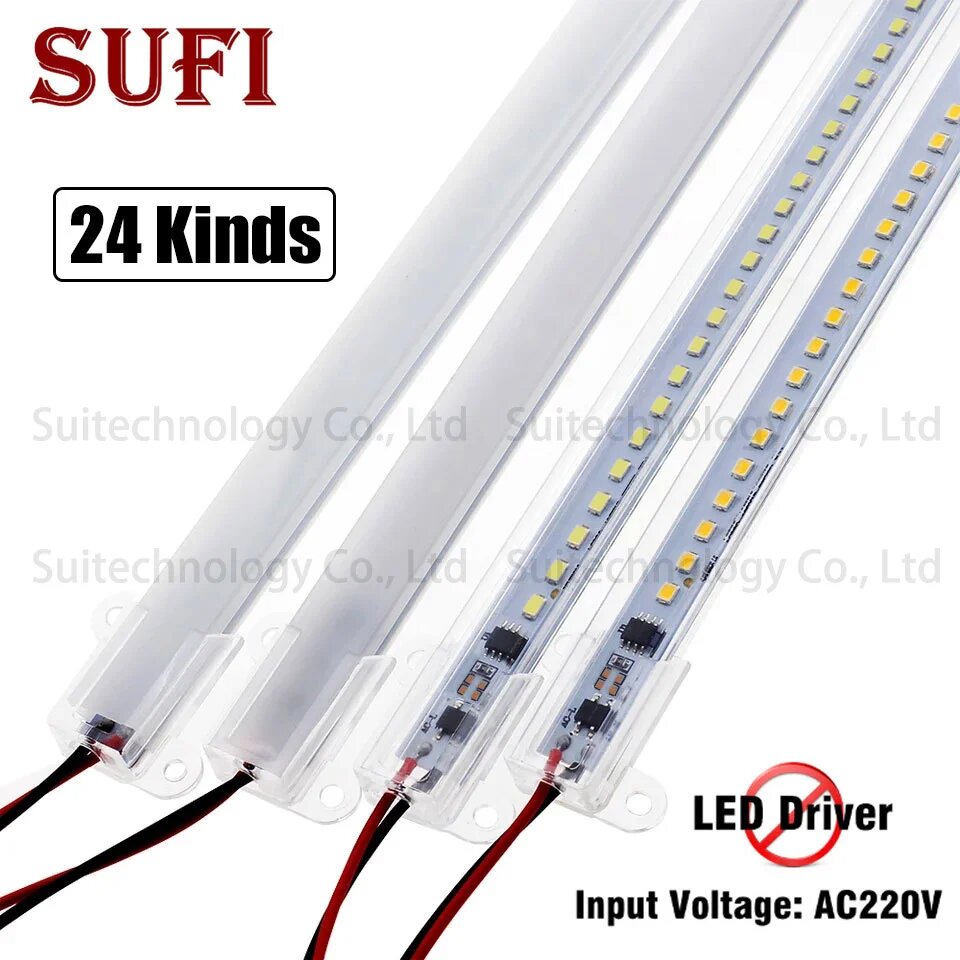 5 шт. Жесткая светодиодная лента LCFOCUS 20-60 см SMD2835 30CM Natural White, Milky Cover