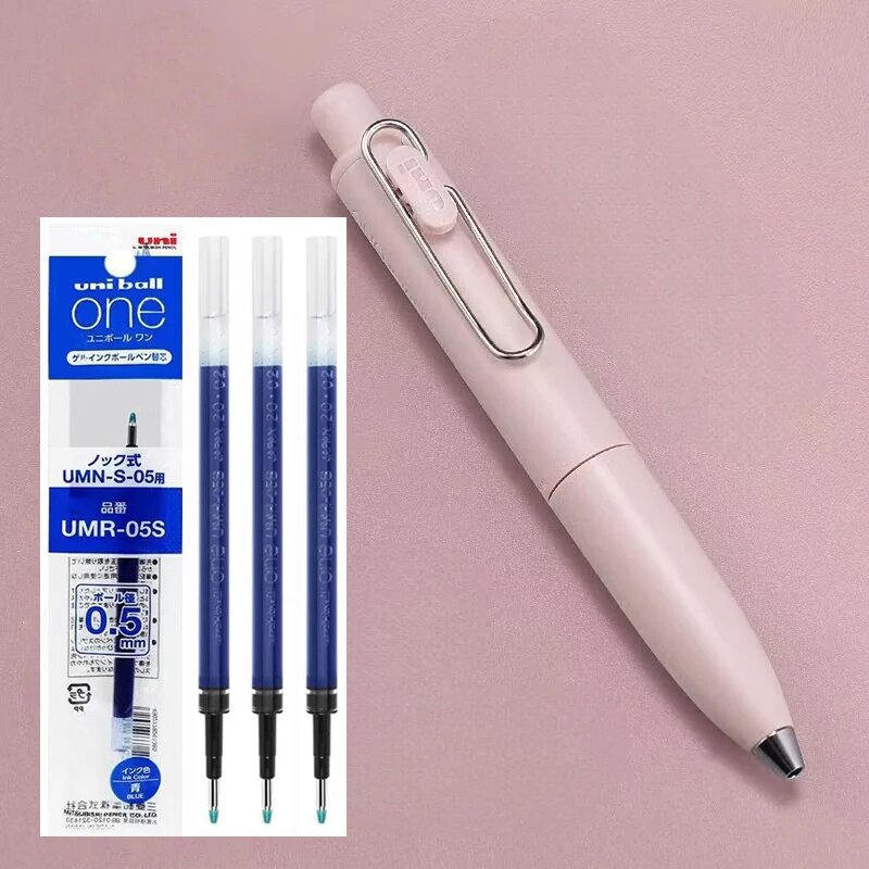 Гелевая ручка Uni Uniball One Peach, синий, 0.5 мм