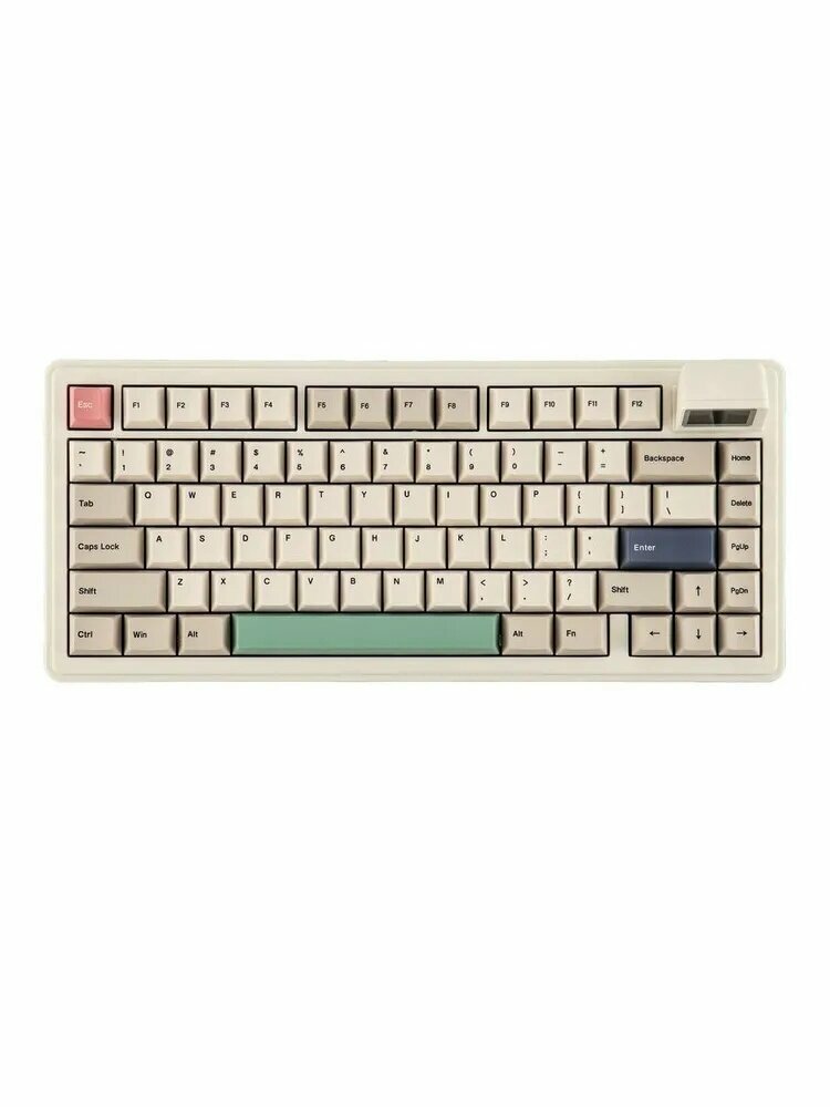 EPOMAKER Игровая клавиатура беспроводная Epomaker RT82 US Version-Retro White, (Sea Salt Silent V2 Switch), Английская раскладка, слоновая кость