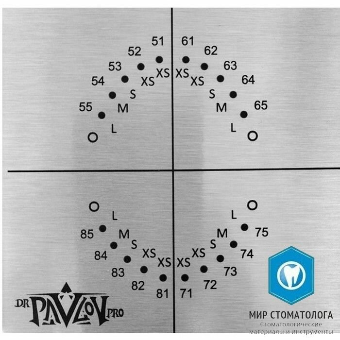 Шаблон для маркировки отверстий, марка DP2